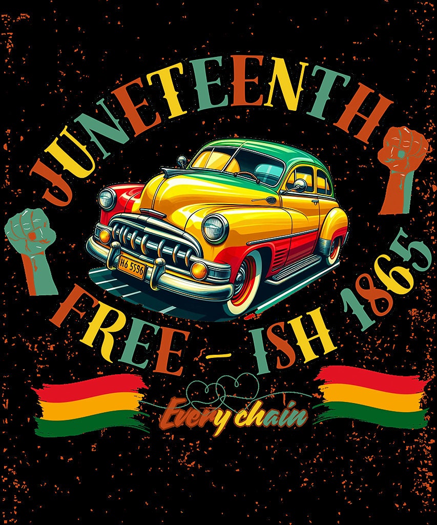Juneteenth Car Png, Juneteenth PNG, Free Ish Png, African American Png ...