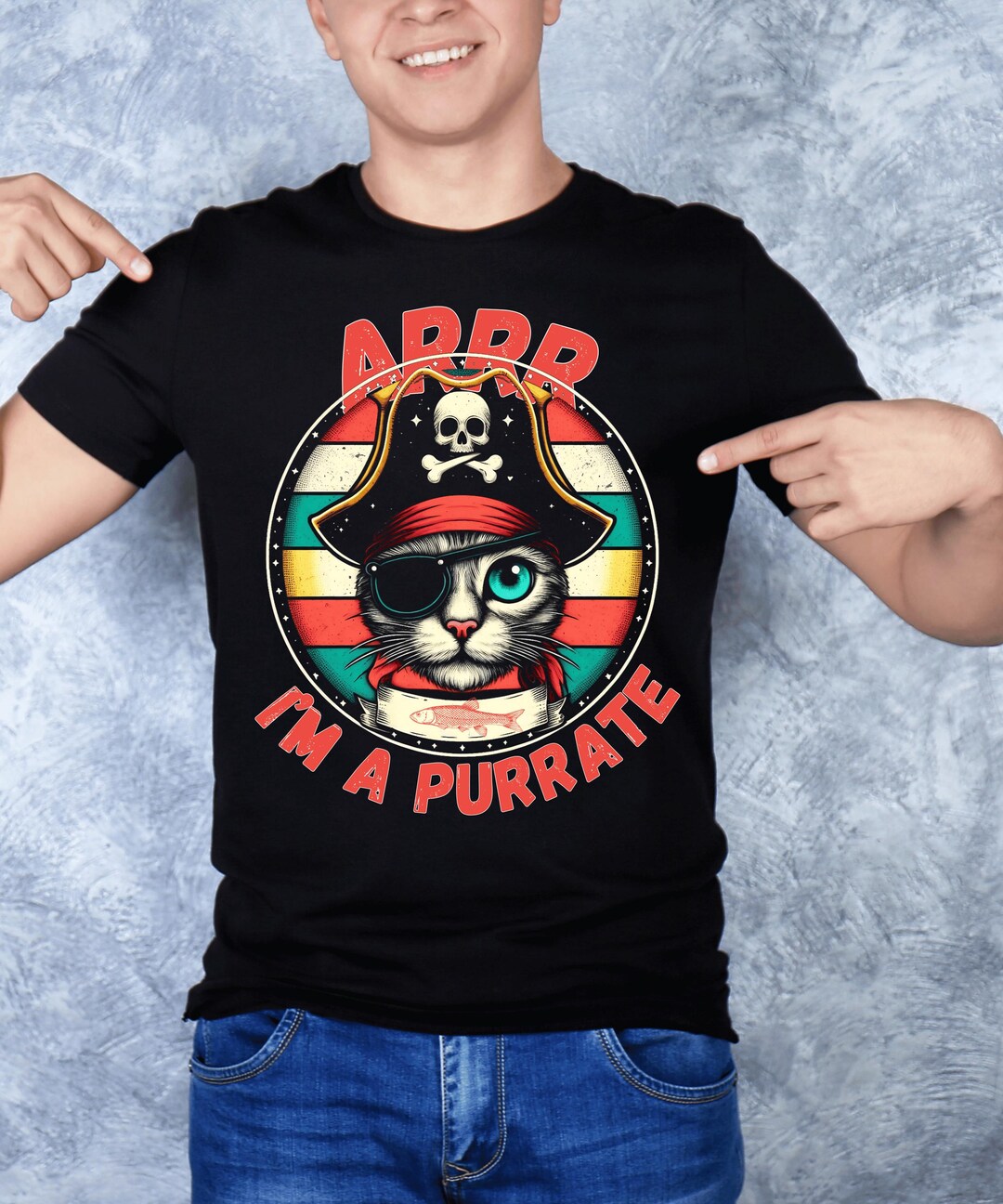 I'm A Pirate Png, Purrate Digital Download, Cat Pirate Png, Cat Gift, Cat Lover Png, Funny Cat ...