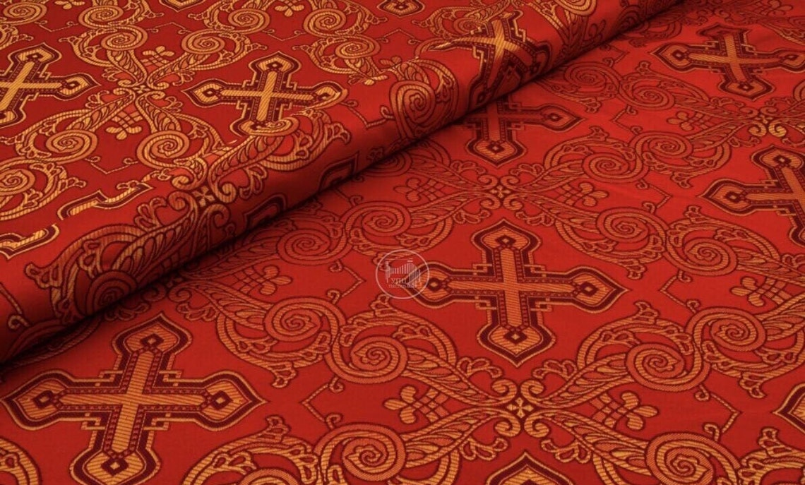 Altar Cloth Brocade Liturgical Fabric 150cm Wide Yellow - Etsy UK
