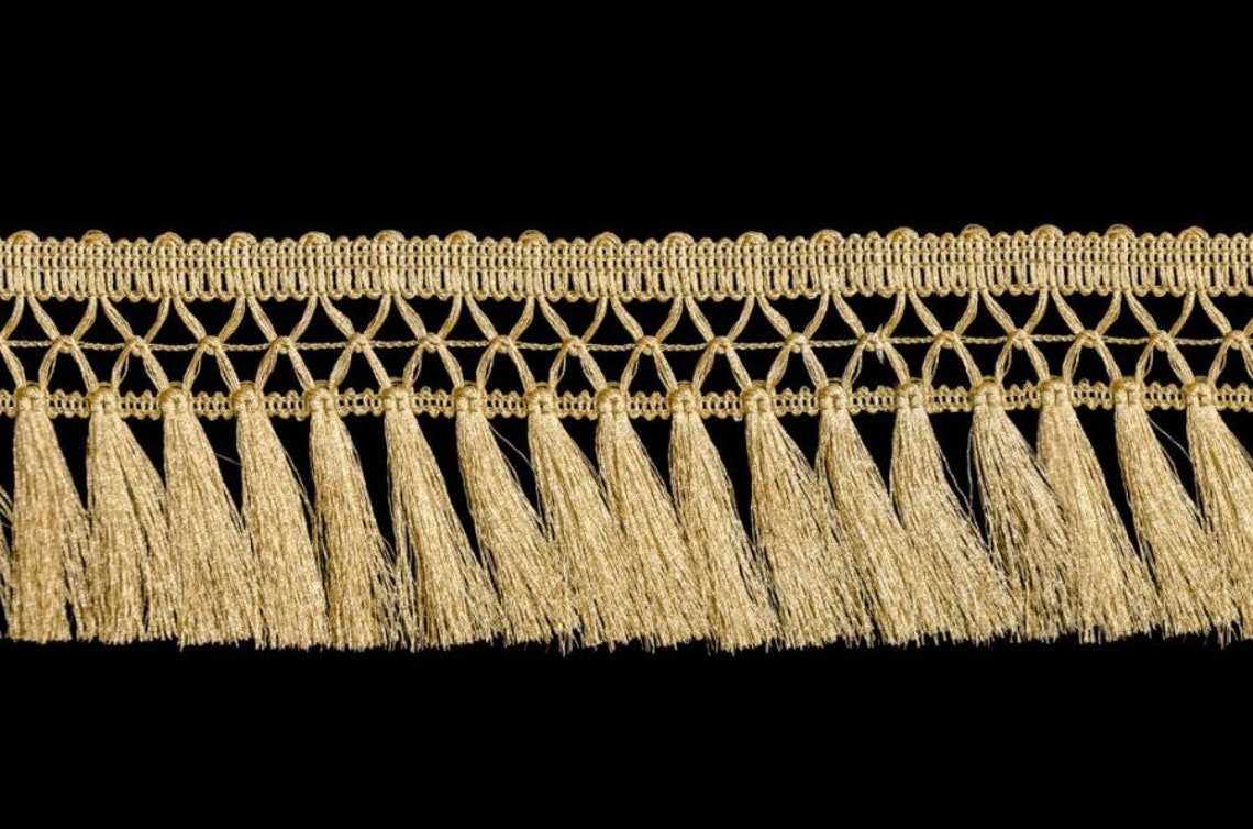 Church Fringe 8 cm Width Silver Metallic Fringe Altar | Etsy