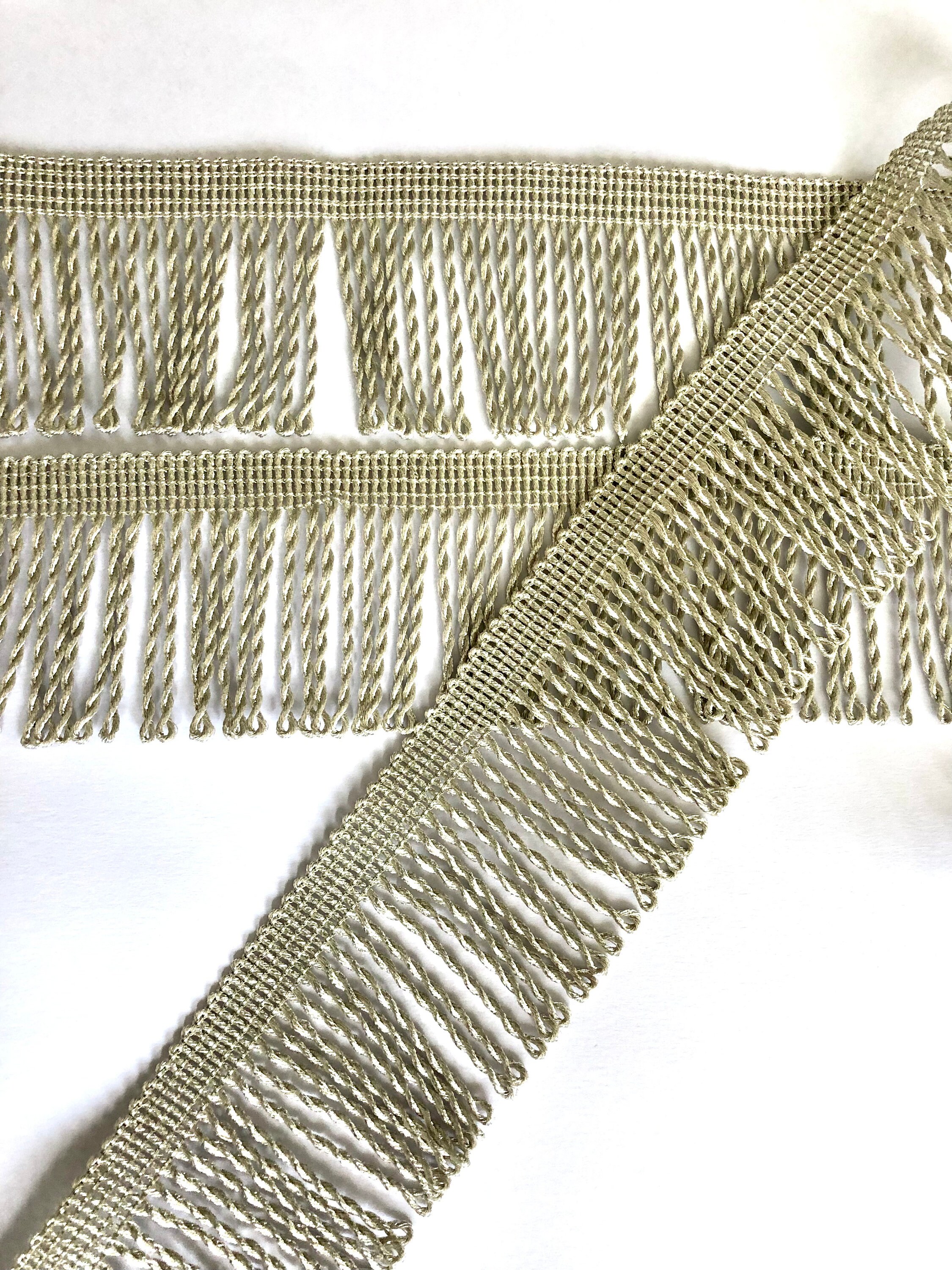 Gold Bullion Fringe 5 Cm or 3.5 Cm Width Full Metallic Fringe - Etsy