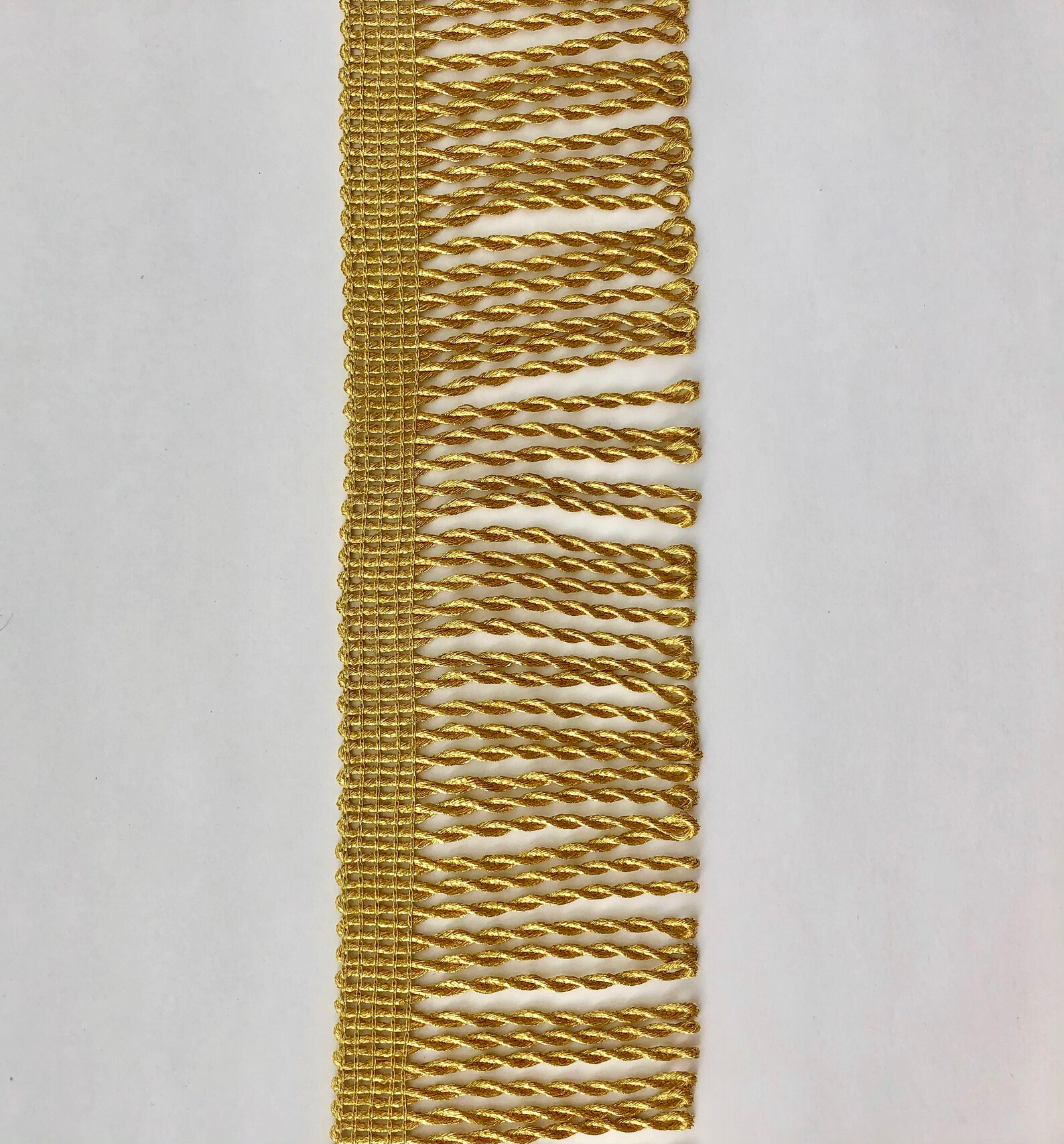 Gold Bullion Fringe 5 Cm or 3.5 Cm Width Full Metallic Fringe - Etsy