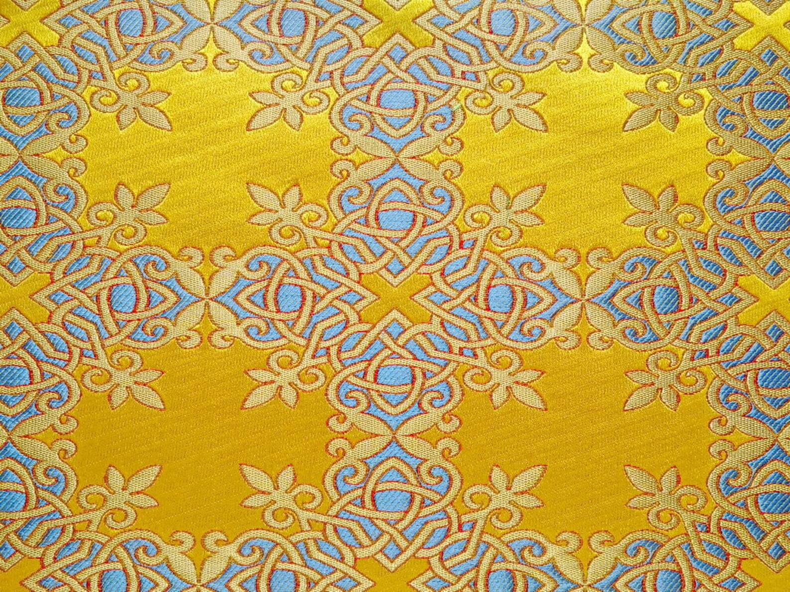 Ecclesiastical Metallic Brocade 165 Cm Wide Suitable for - Etsy