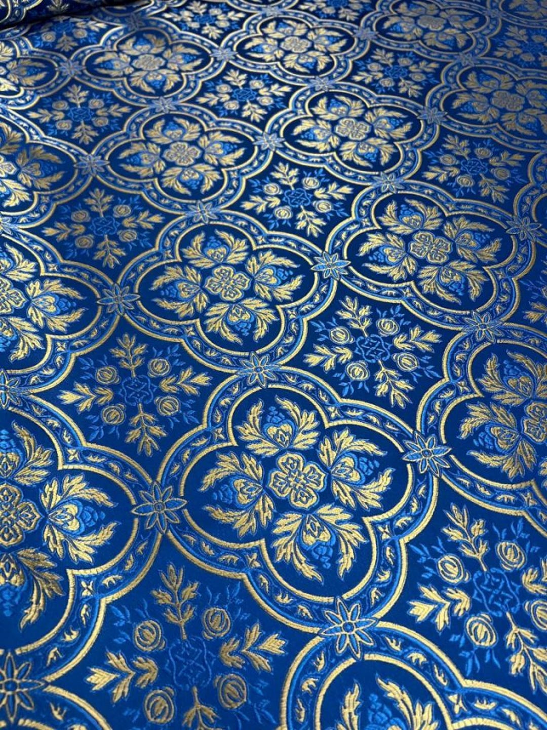 Liturgical Jacquard Floral Pattern Brocade Extra Wide in Many Colors ...