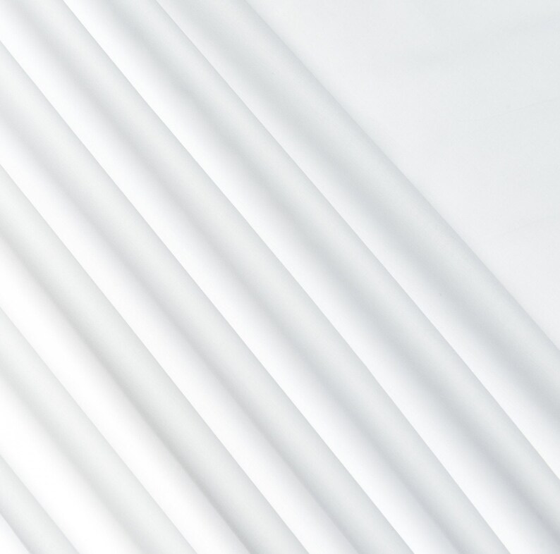 Pure Cotton Batiste Fabric White Cotton Black Cottonkelly | Etsy