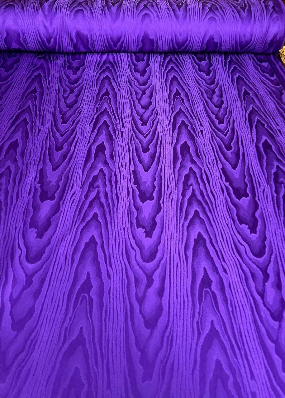 Pure Silk Lightweight Moire Fabric by the Half-meter, Ecclesiastical ...