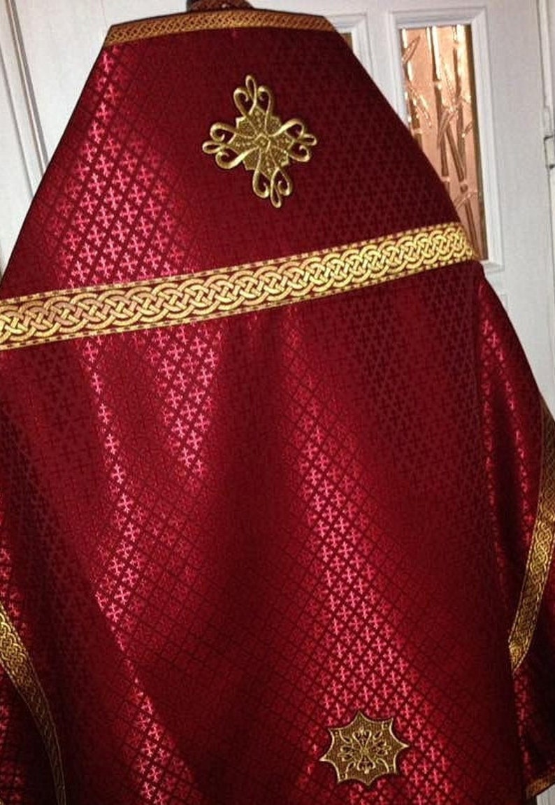 Small Cross Liturgical Fabric Vestment Brocade Copes | Etsy