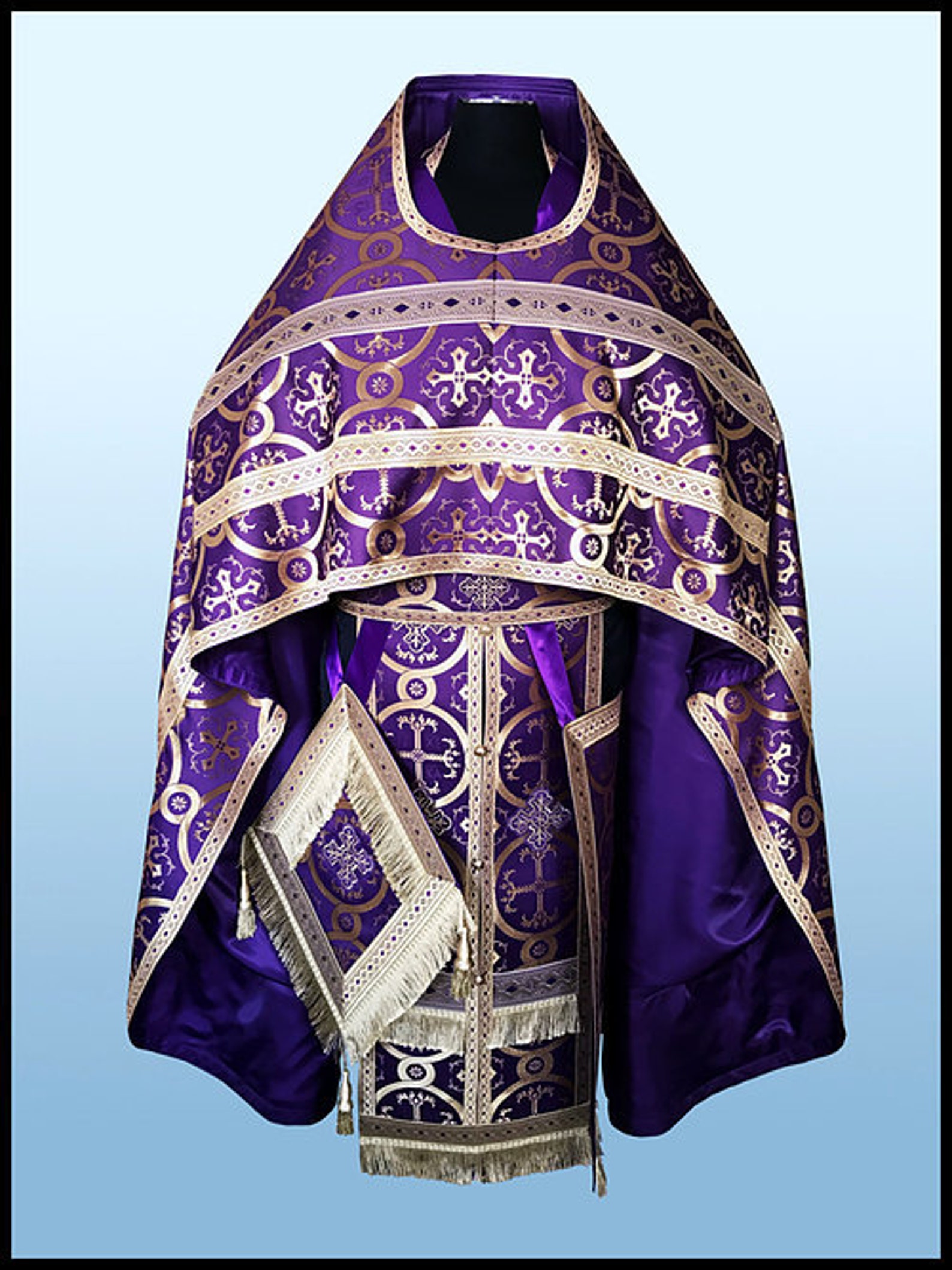 Ecclesiastical Gold Brocade Fabric NIKA Clergy Fabric 165 Cm | Etsy