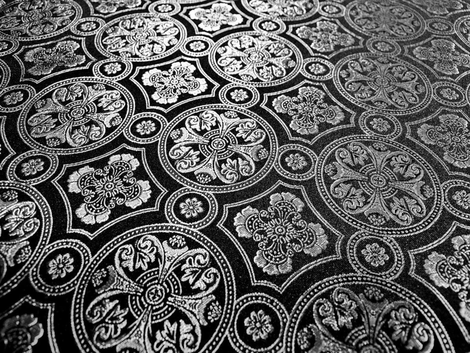 Byzantine Pattern Fabric, Liturgical All Colors, Vestment Fabric ...