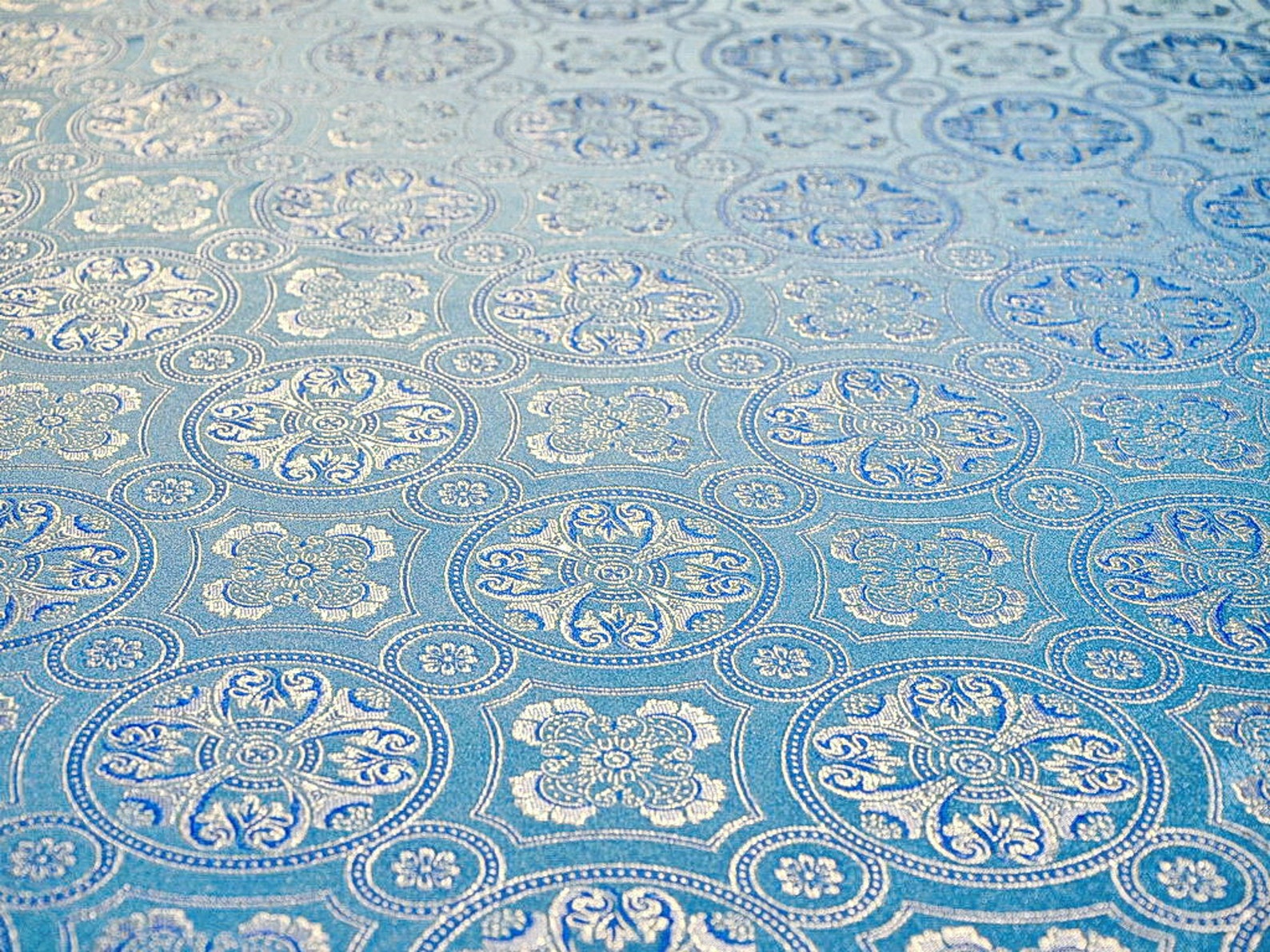 Byzantine Pattern Fabric, Liturgical All Colors, Vestment Fabric ...