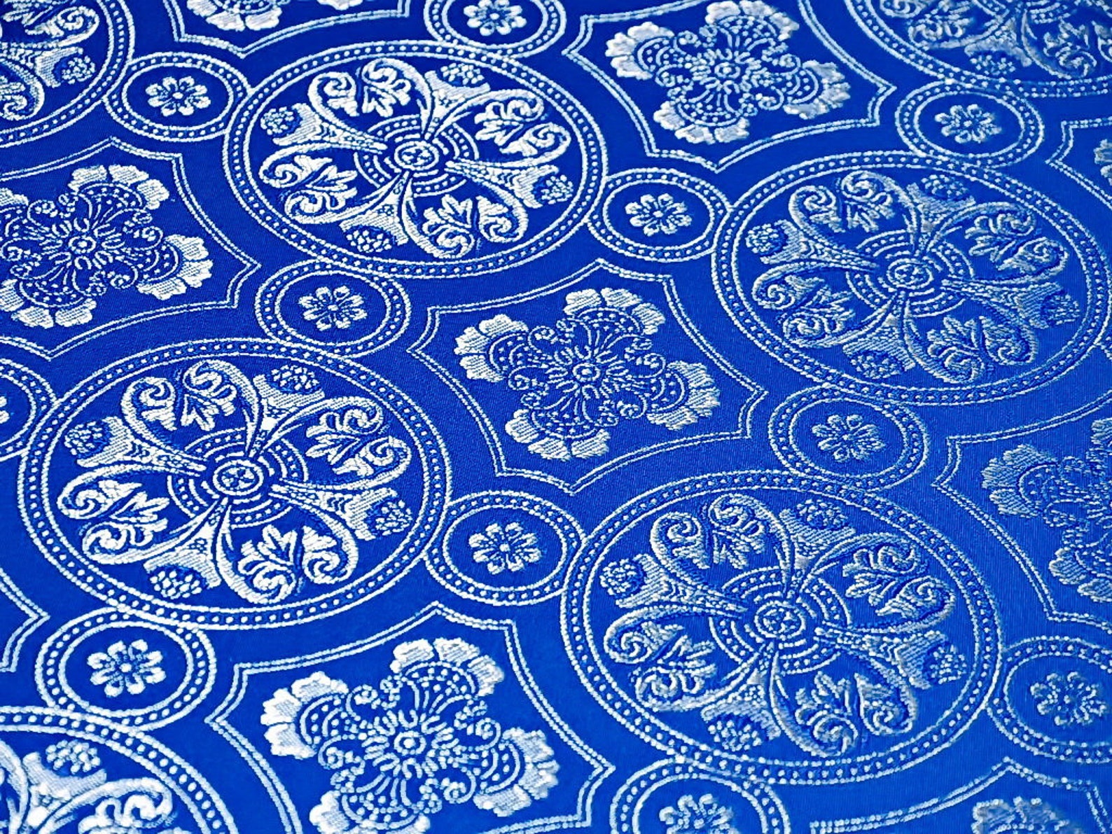Byzantine Pattern Fabric, Liturgical All Colors, Vestment Fabric ...
