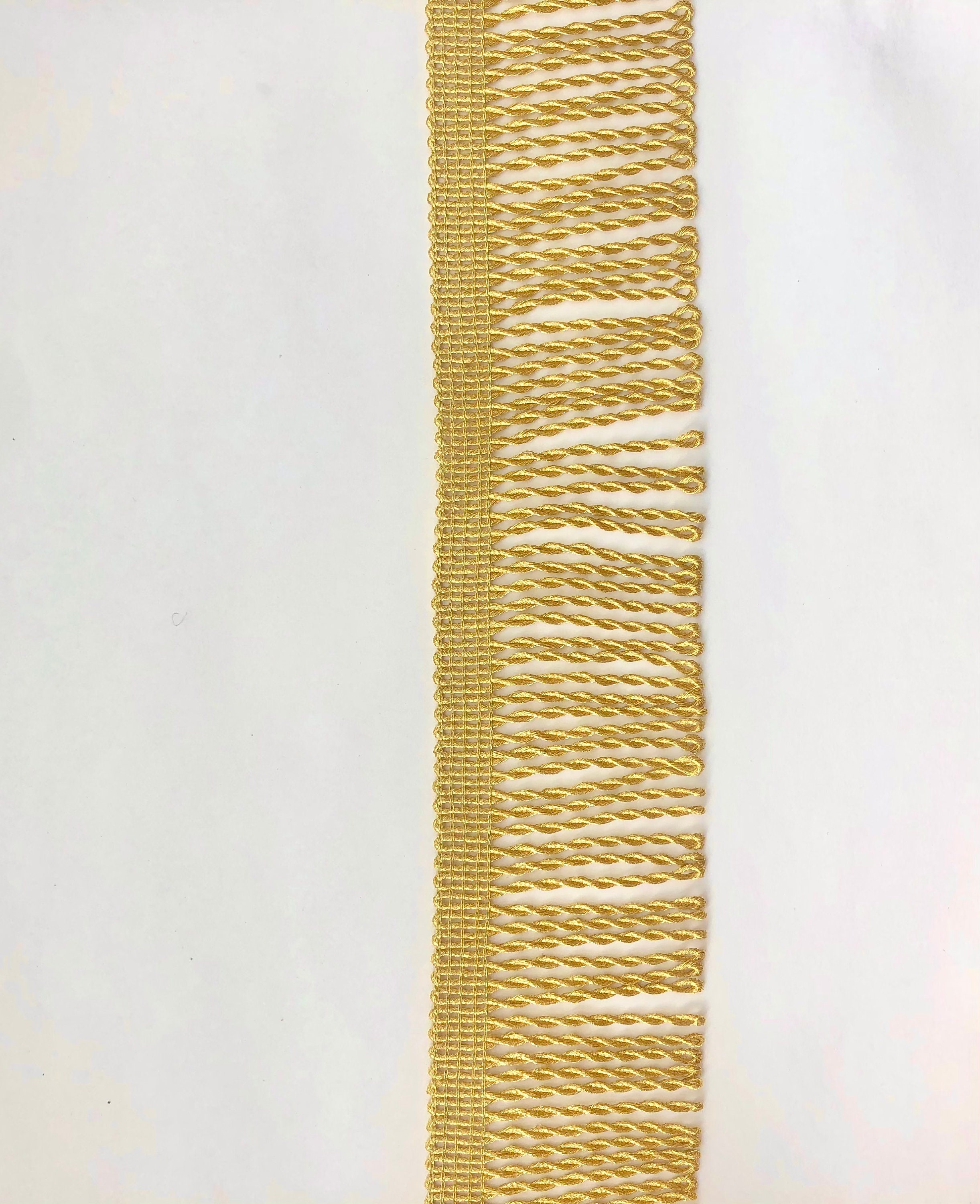 Gold Bullion Fringe 5 Cm or 3.5 Cm Width Full Metallic Fringe - Etsy