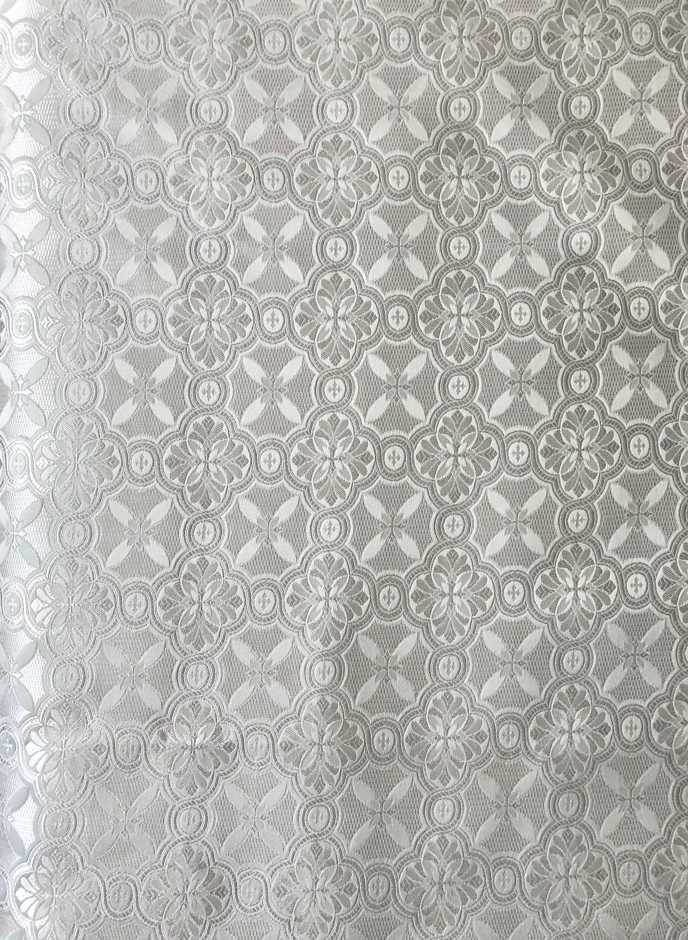 White Liturgical Nonmetal Brocade 150cm Width Small Size - Etsy
