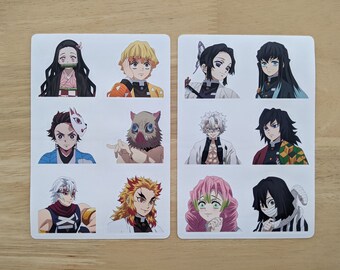 Anime Sticker Sheet - Etsy