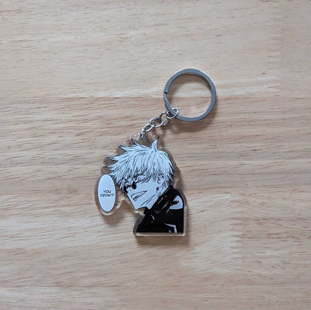 You Cryin'? Manga Keychain - Etsy