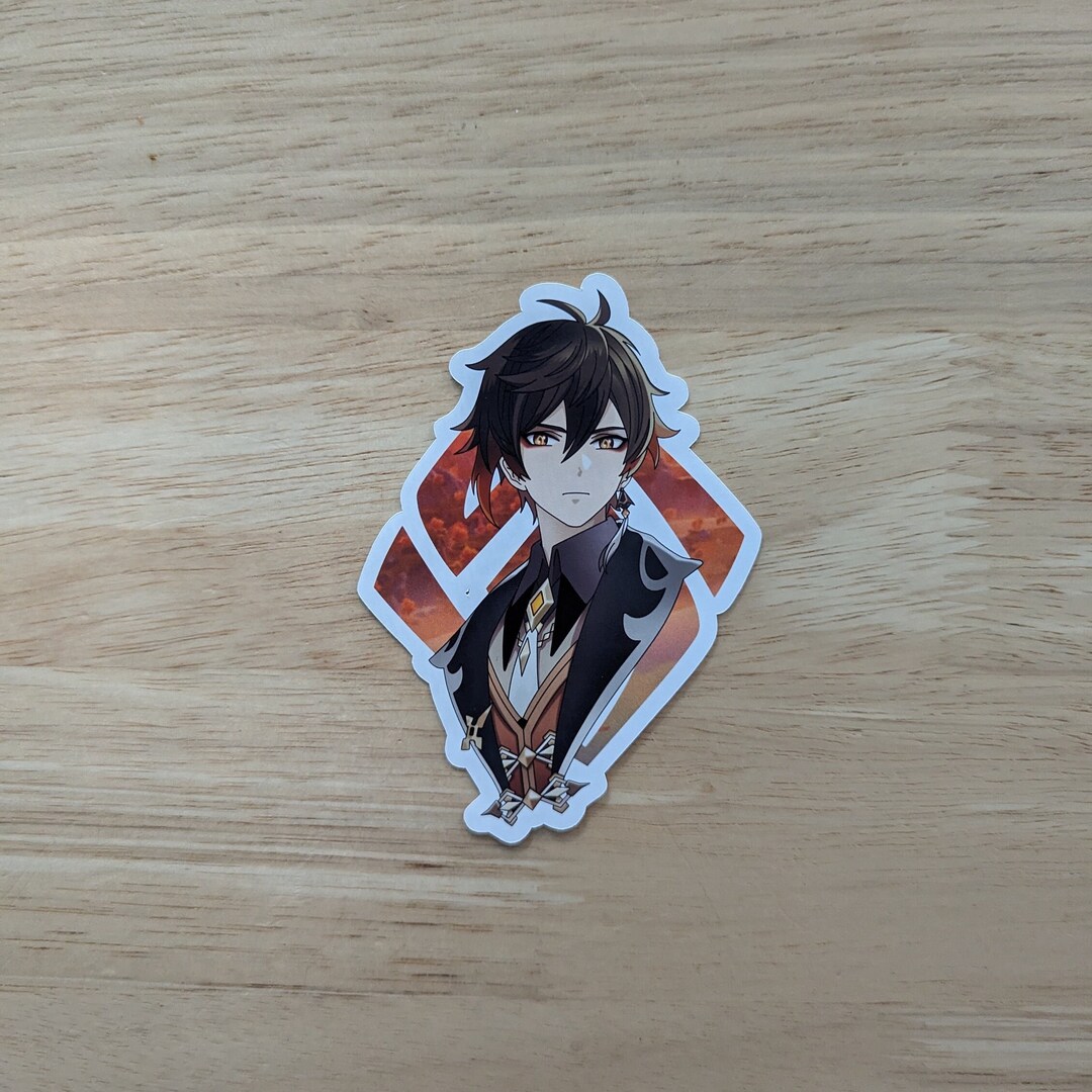 Zhongli Genshin Impact Sticker - Etsy