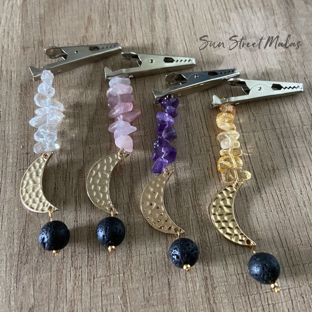 Gemstone Car Diffuser Clip Essential Oil Diffuser Car - Etsy