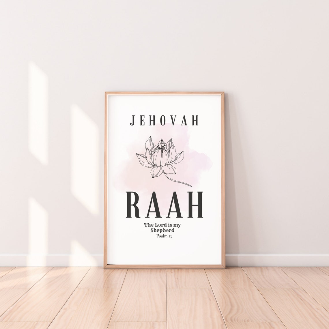 God Names Printable Wall Art Hebrew God Names Pintables Gifts Botanical ...