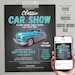 Car Show Editable TEMPLATES | 8.5x11 Flyer, 11x17 Poster, Social Media ...