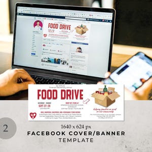 Food Drive Bundle TEMPLATES | Flyer, Social Media Cover\fb Banner ...