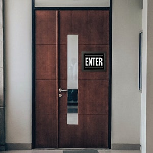 Exit Sign Printable | Enter Sign Printable | Instant Download | Digital ...