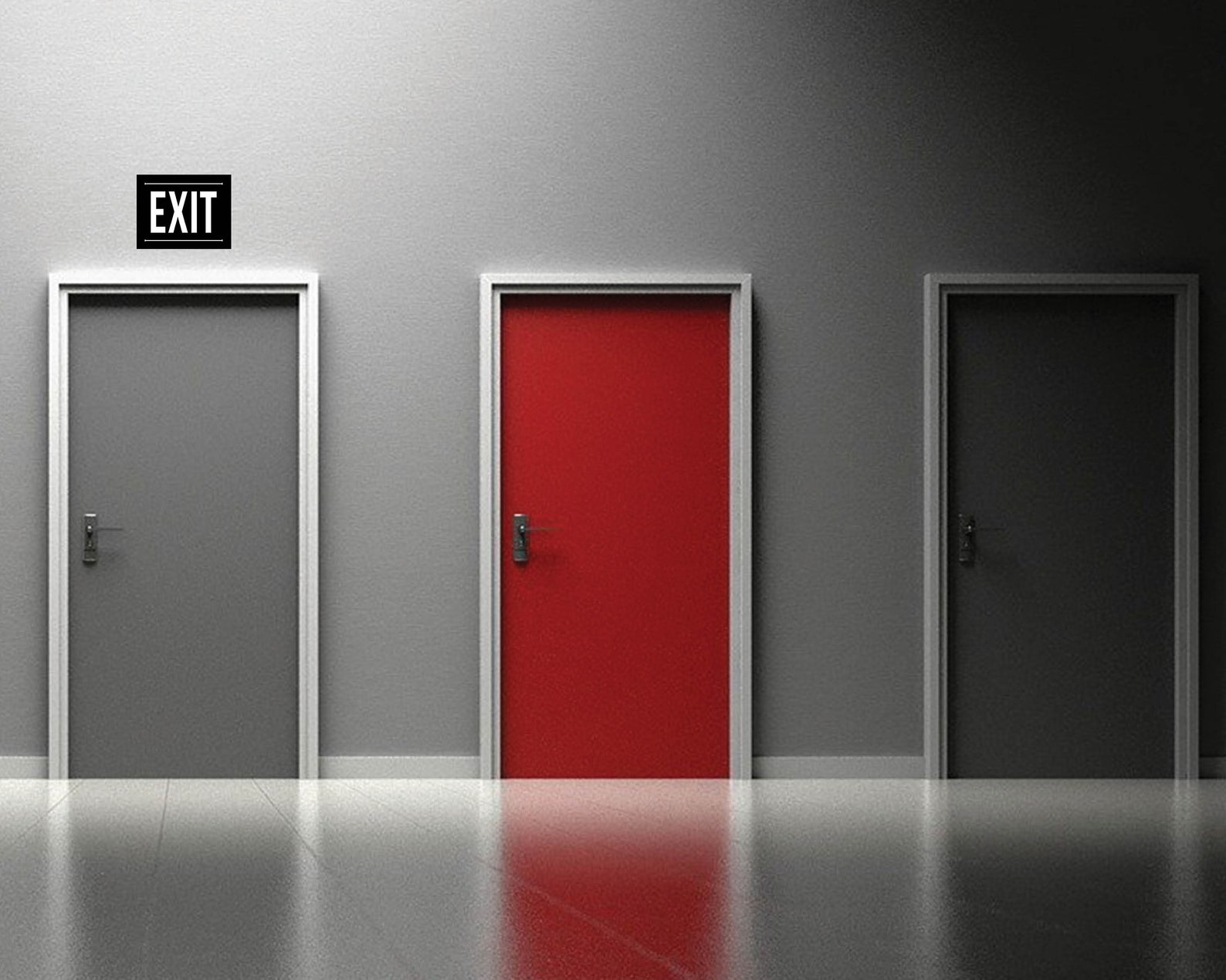 Exit Sign Printable Enter Sign Printable Instant Download Digital JPEG ...