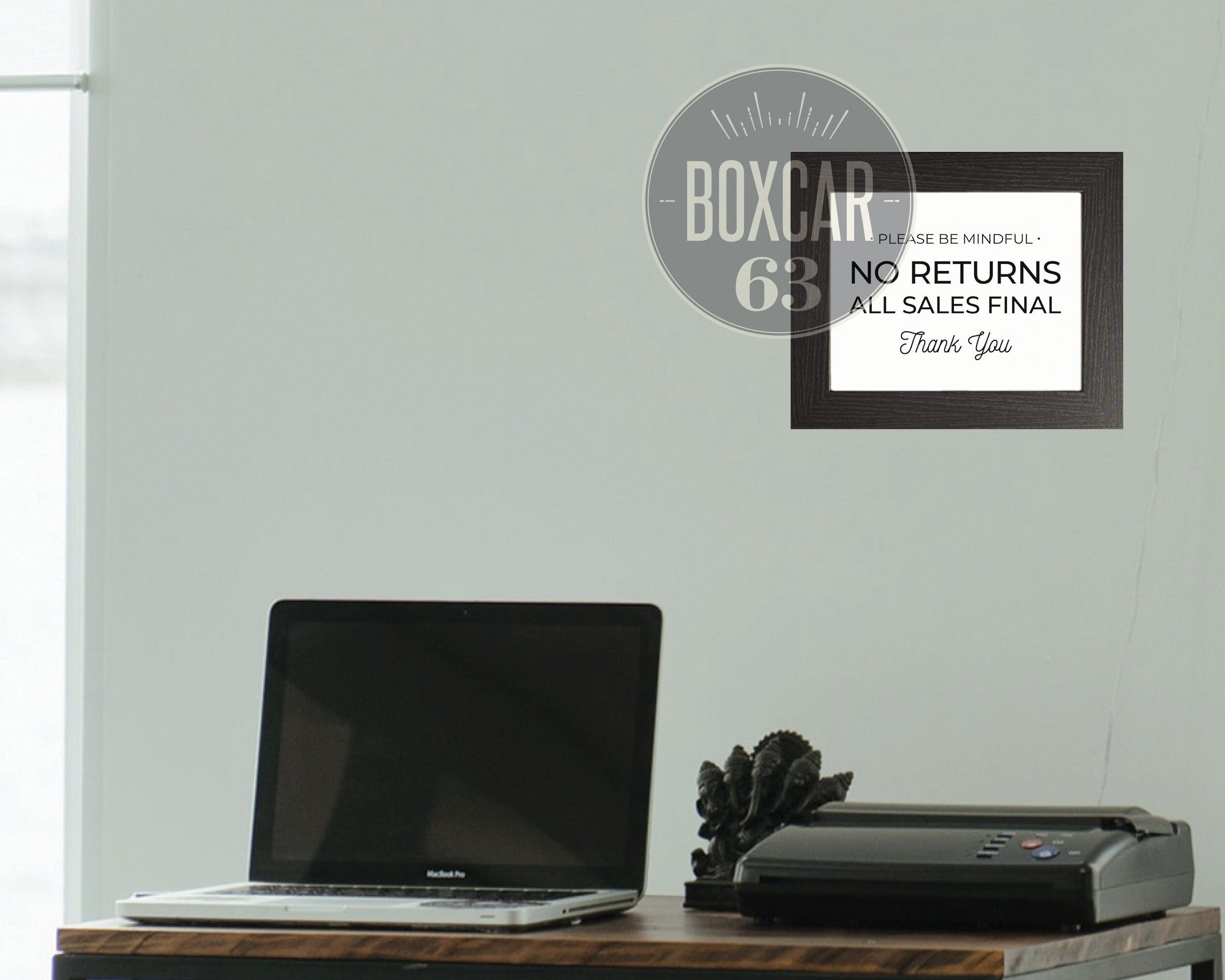 No Returns Sign Printable Complimentary Sign Instant - Etsy