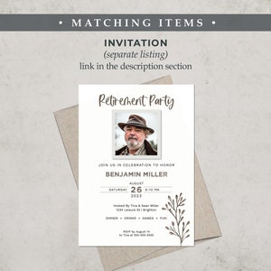 Retirement Message Board TEMPLATE Fully Editable Minimal | Etsy