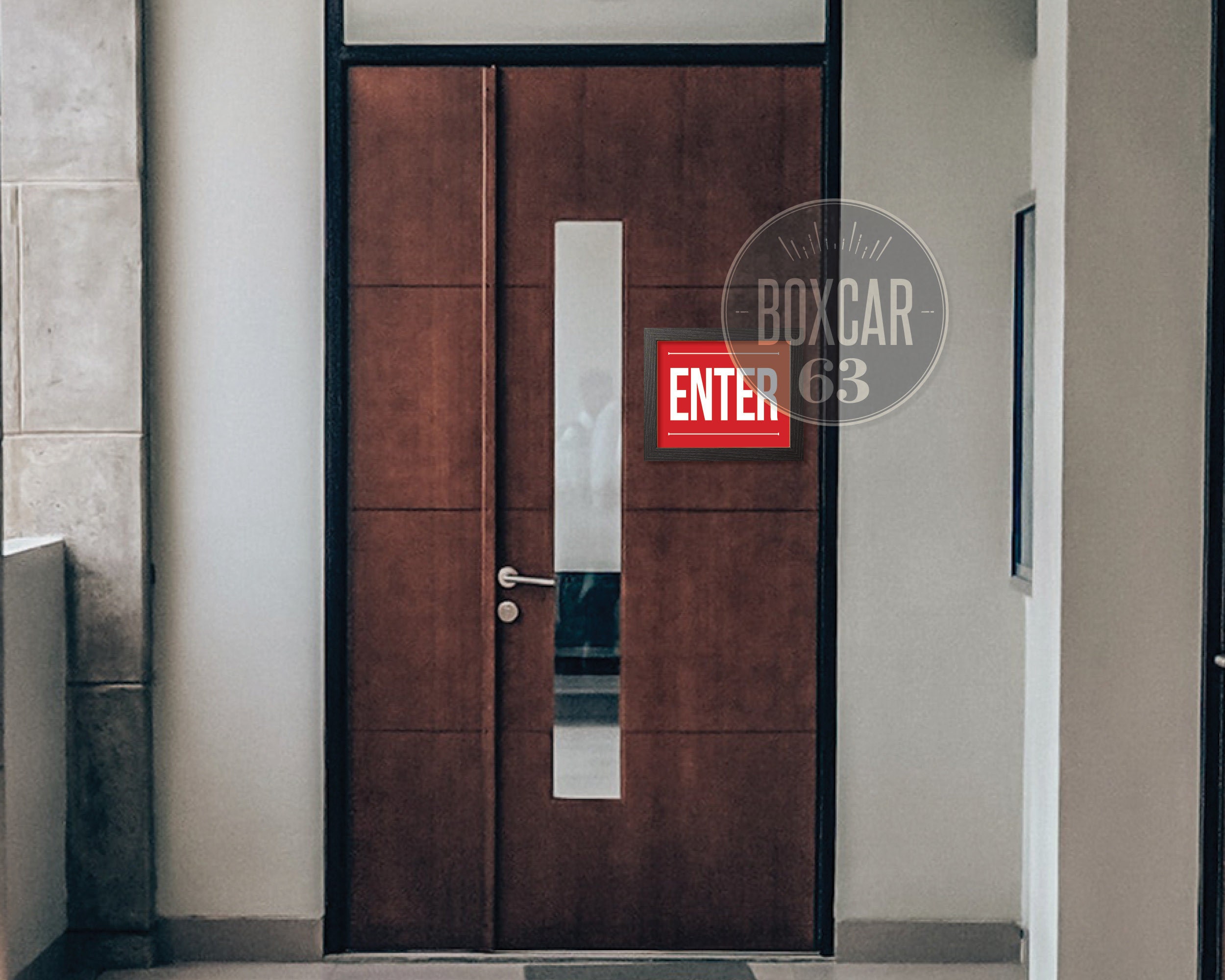 Exit Sign Printable Enter Sign Printable Instant Download - Etsy