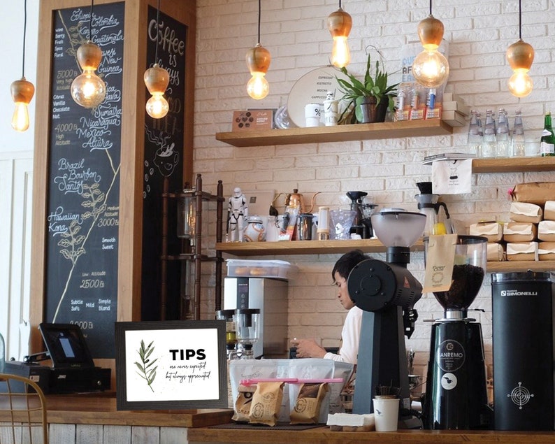 Tips Are Never Expected but Always Appreciated INSTANT - Etsy