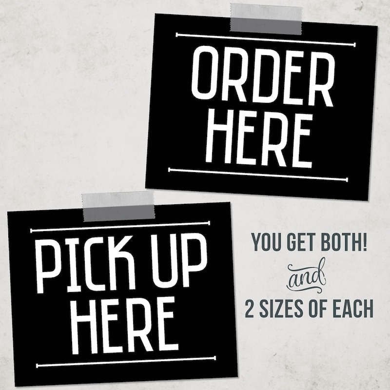 Order Here Sign - Etsy