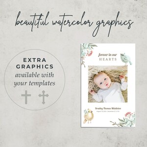 Child Baby Funeral Program TEMPLATE | Memorial Pamphlet | in Loving ...