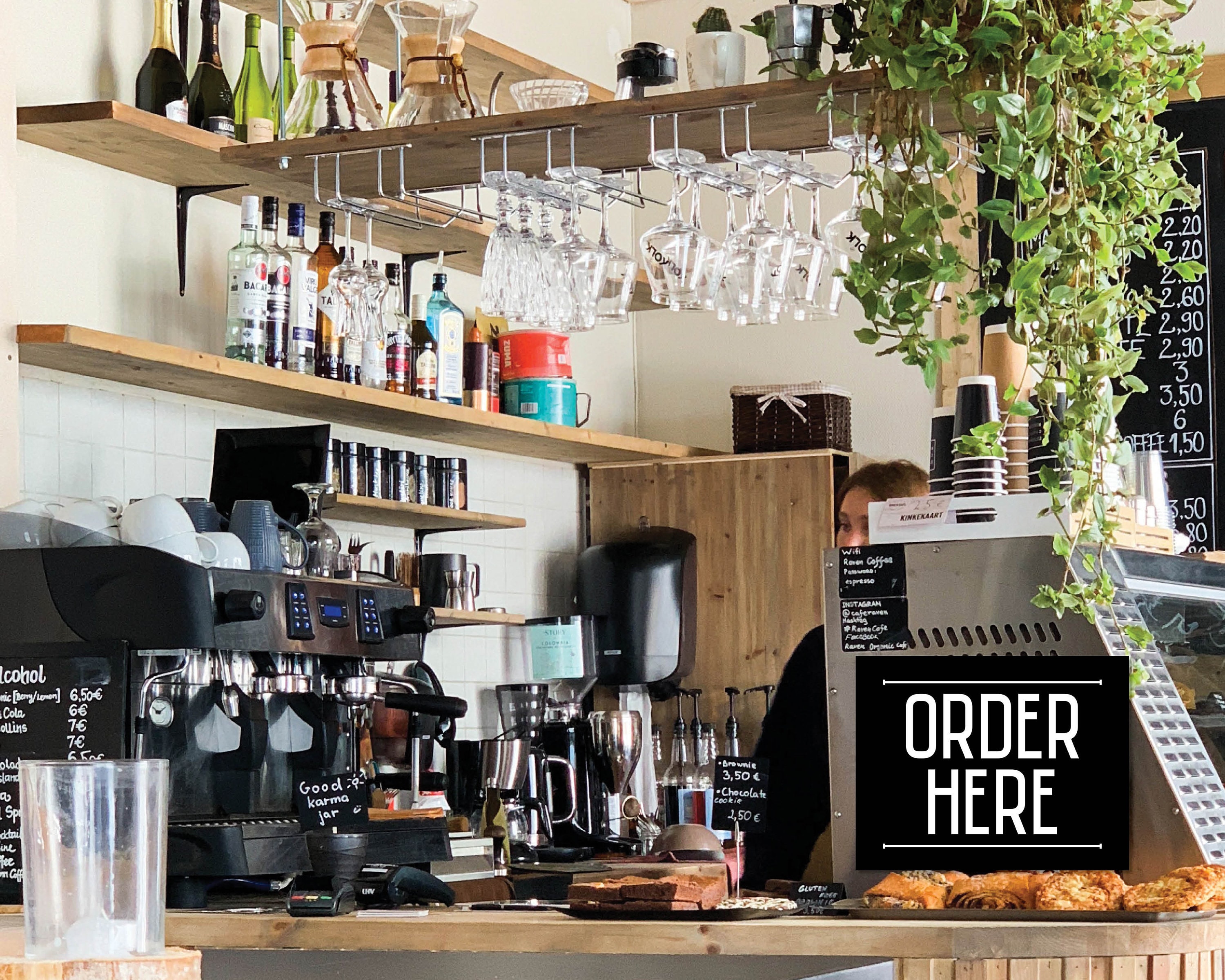 Order Here and Pick up Here Printable INSTANT DOWNLOAD | Digital File ...