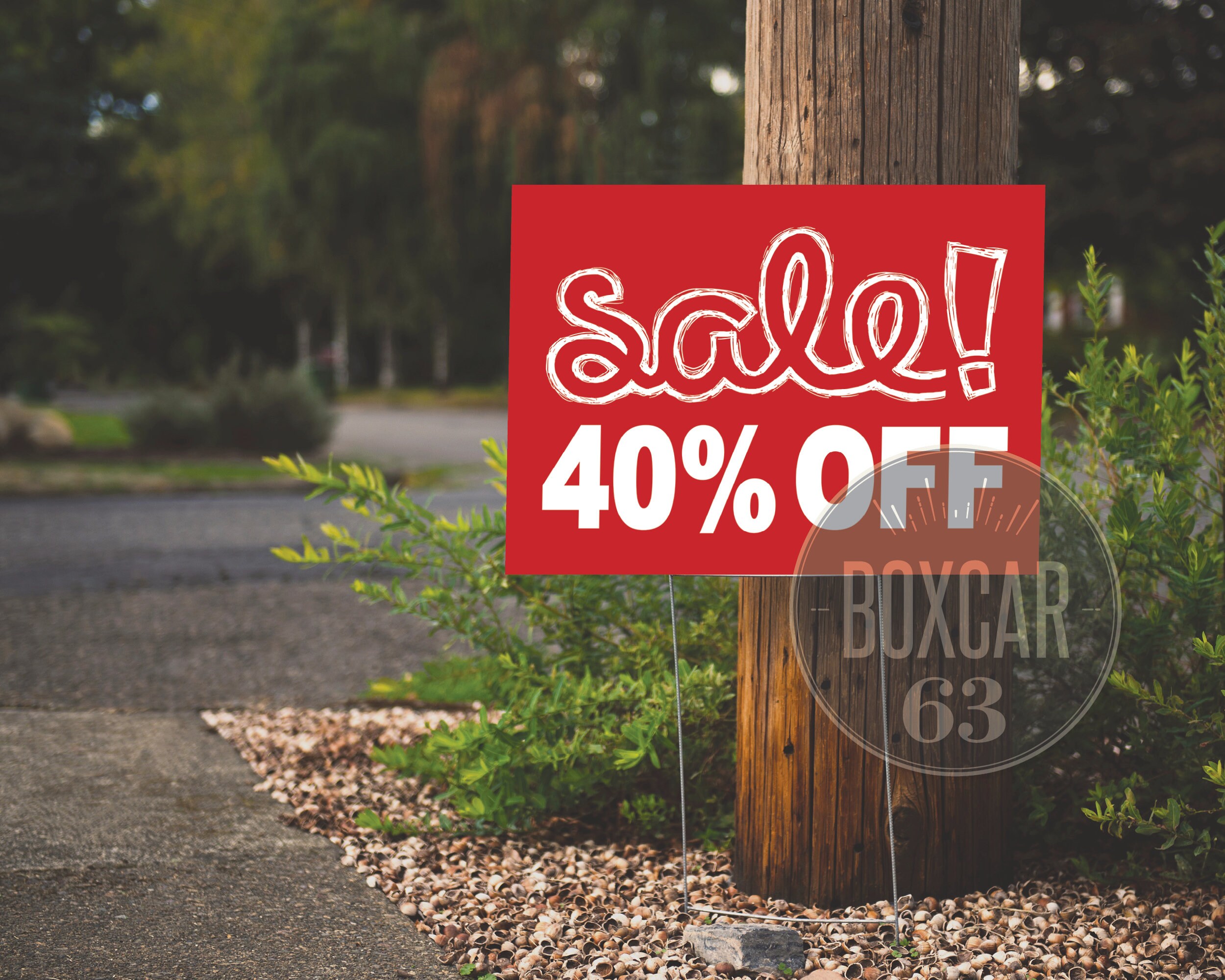 40% Off Sale Sign Printable Instant Download Digital File | Etsy