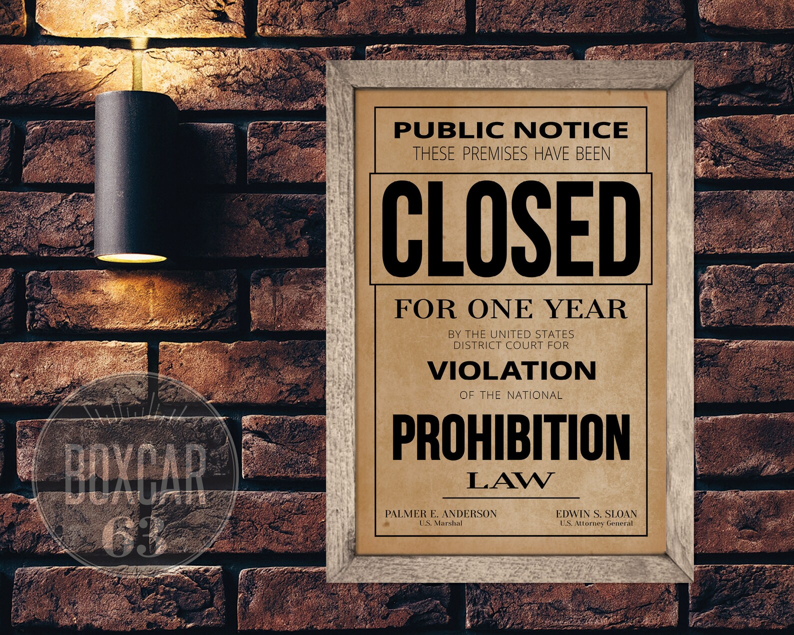 Prohibition PRINTABLE Poster Instant Download Prohibition | Etsy