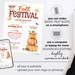 Fall Festival Bundle 3 Self-editing TEMPLATES 8.5x11 Flyer, 11x17 ...