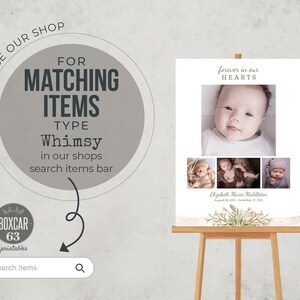 Child Baby Funeral Program TEMPLATE | Pink Floral Whimsy Memorial ...