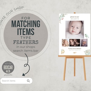 Child Baby Funeral Program TEMPLATE | Memorial Pamphlet | in Loving ...