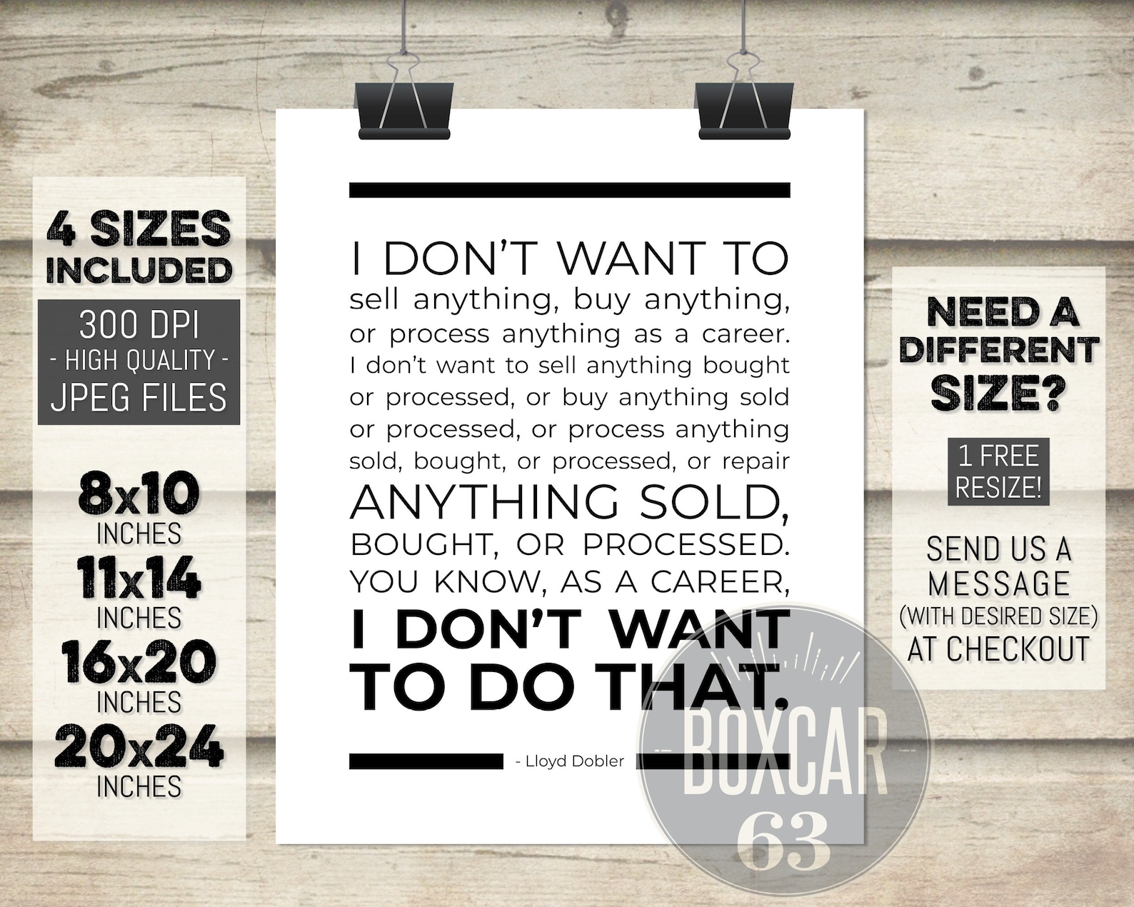 Lloyd Dobler Quote Say Anything Movie Quote Instant - Etsy