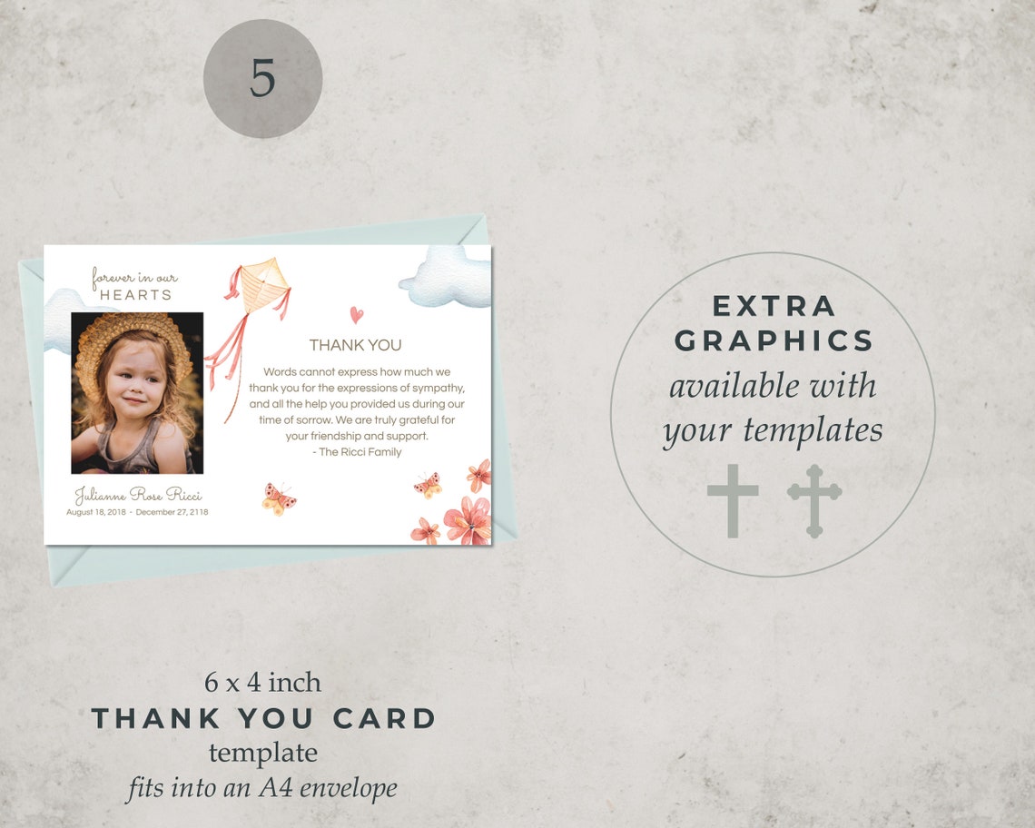 Funeral Bundle 5 Editable TEMPLATES Celebration of Life in - Etsy