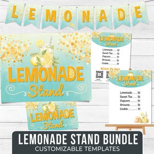 Lemonade Stand Price List - Etsy