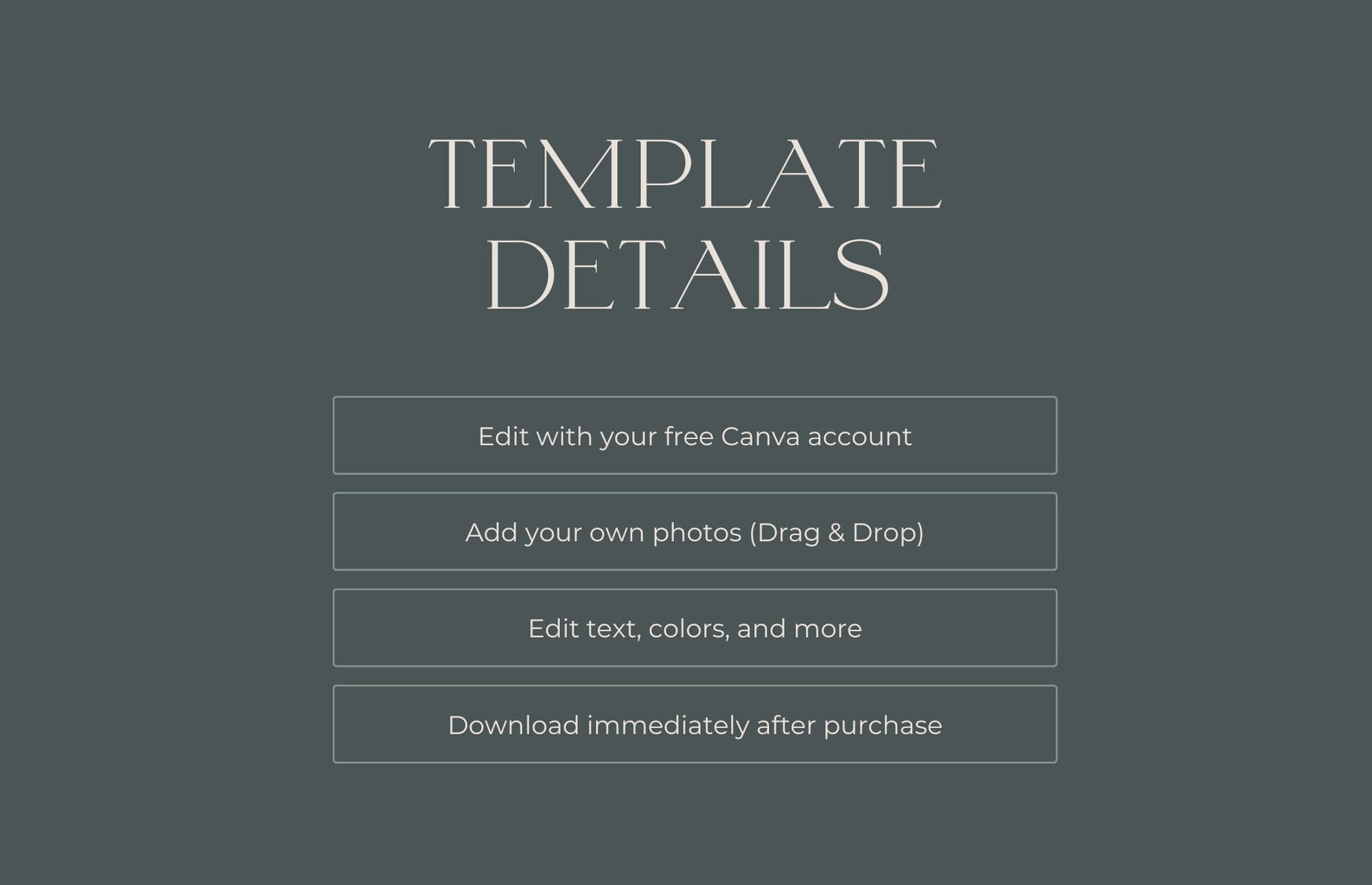 Customizable 2023 Calendar Canva Template With Photo Instant Download ...