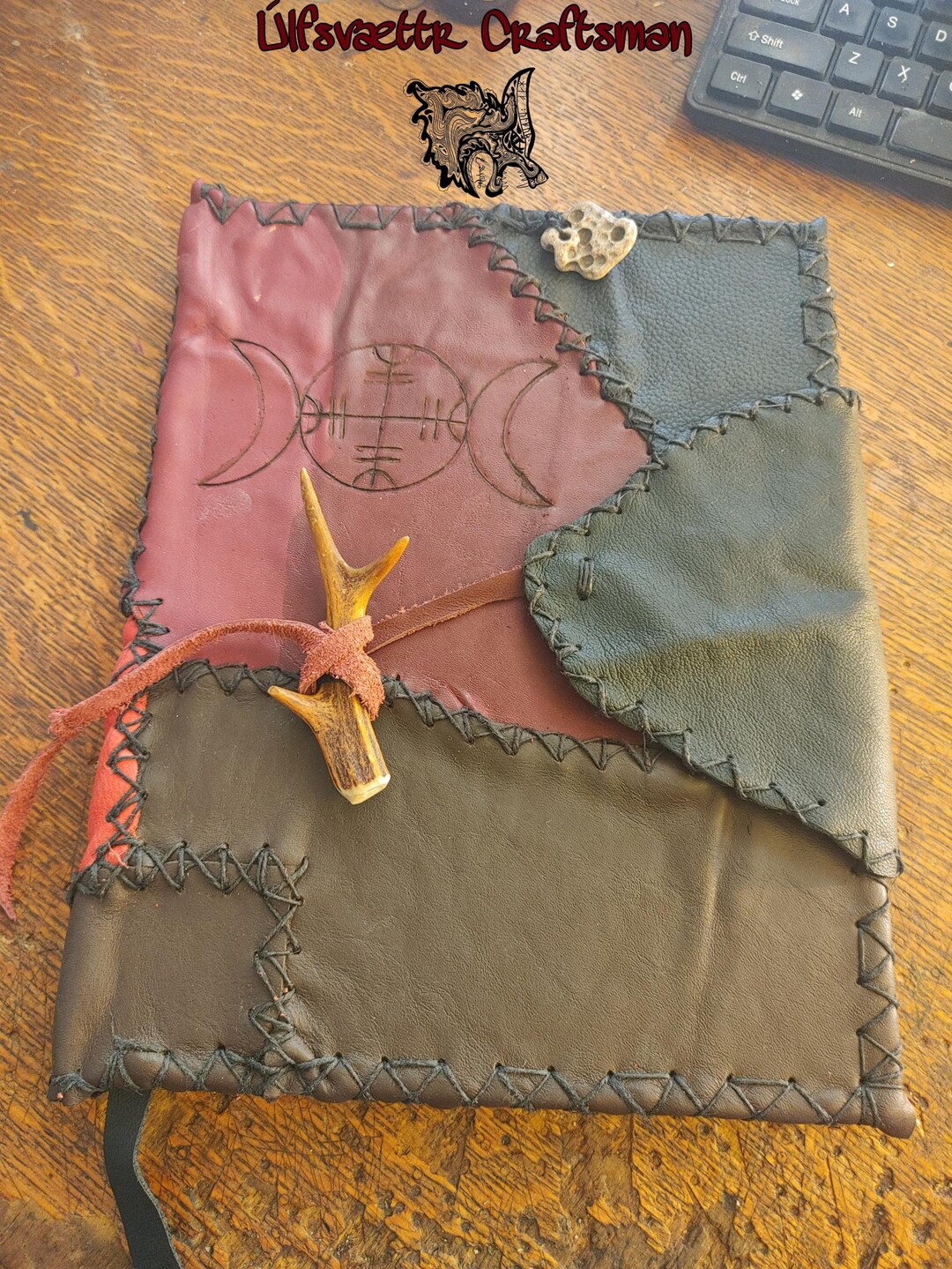 Leather Bound Grimoire Book of Shadows Witch - Etsy