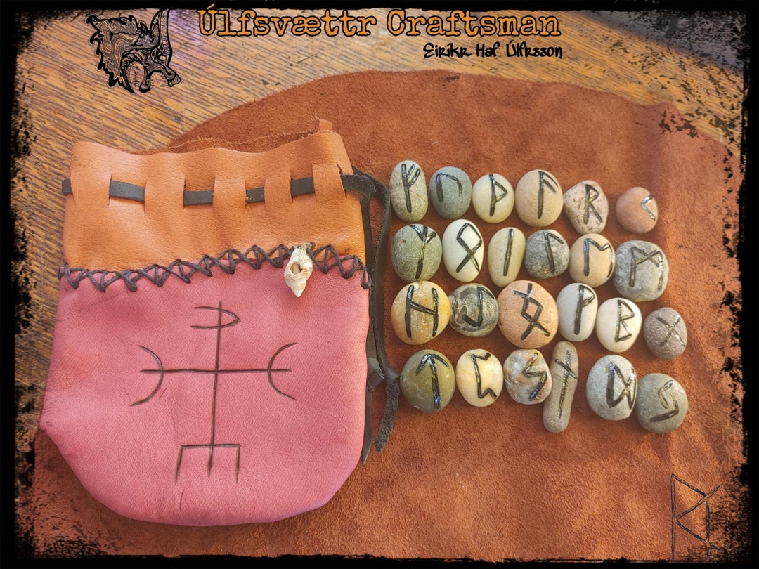 Salish Sea Stone Futhark Runes Norse Divination Beach - Etsy