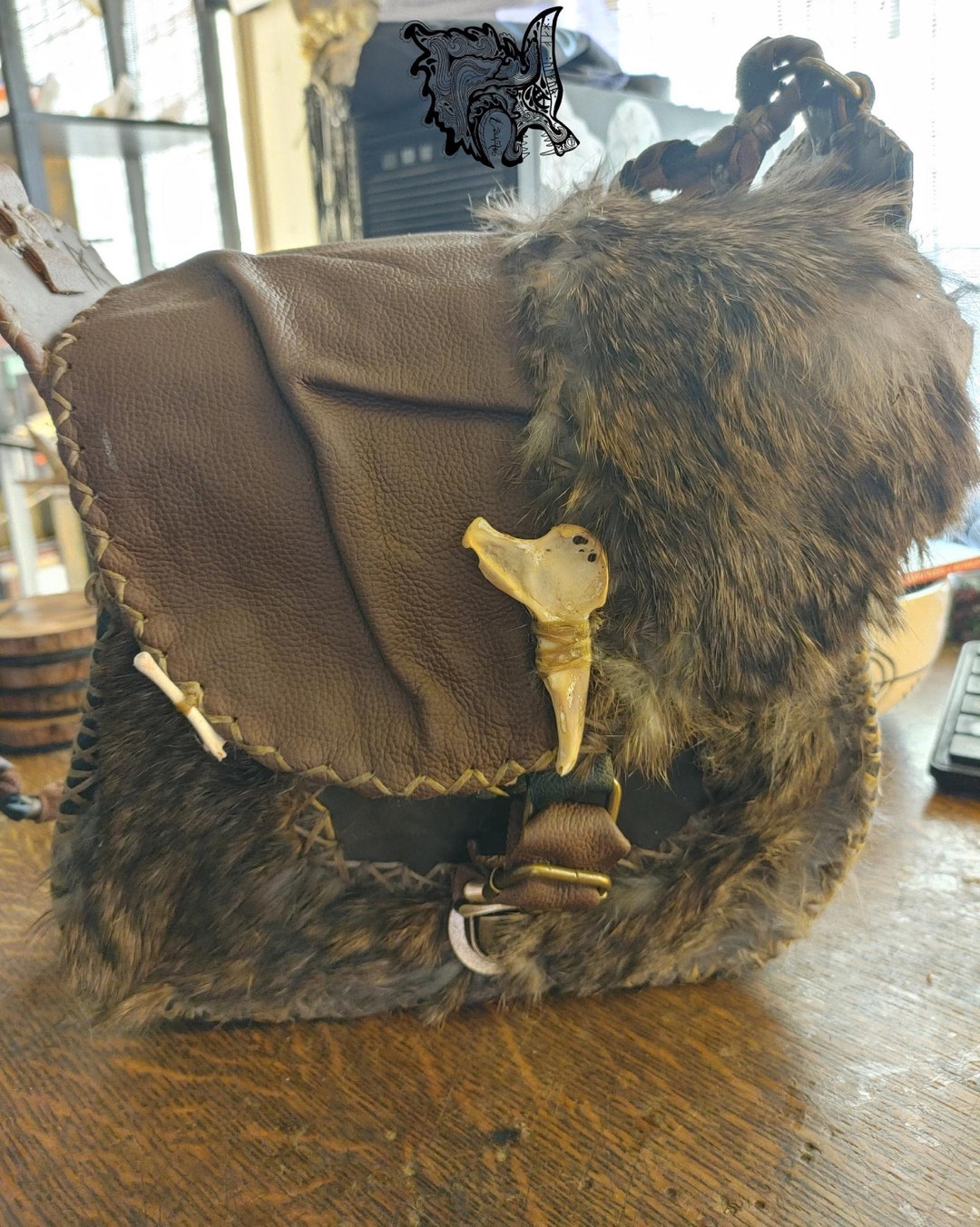 Mystic Hare - Rabbit Fur Purse With Pentagram - Etsy