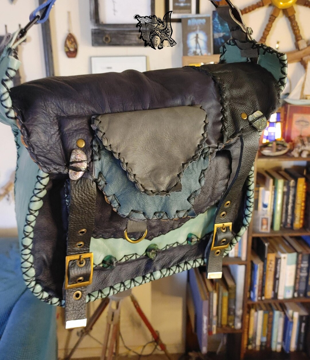 Dark Tides - Storm-inspired Premium Leather Handbag - Etsy