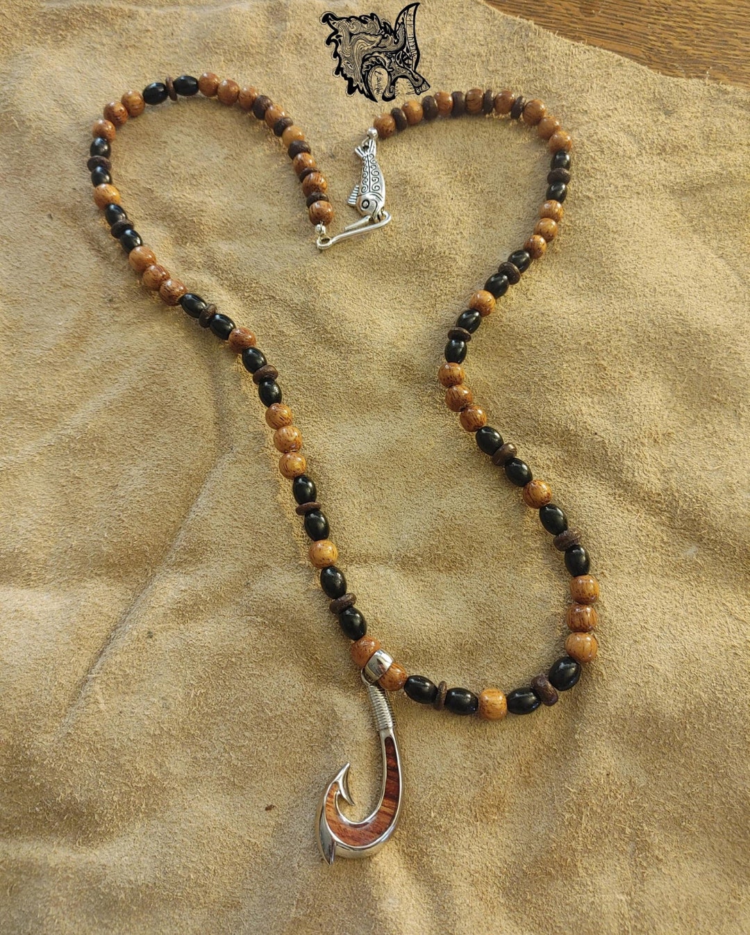 Hawaiian Legacy - Makau Fish Hook & Koa Wood Necklace - Etsy