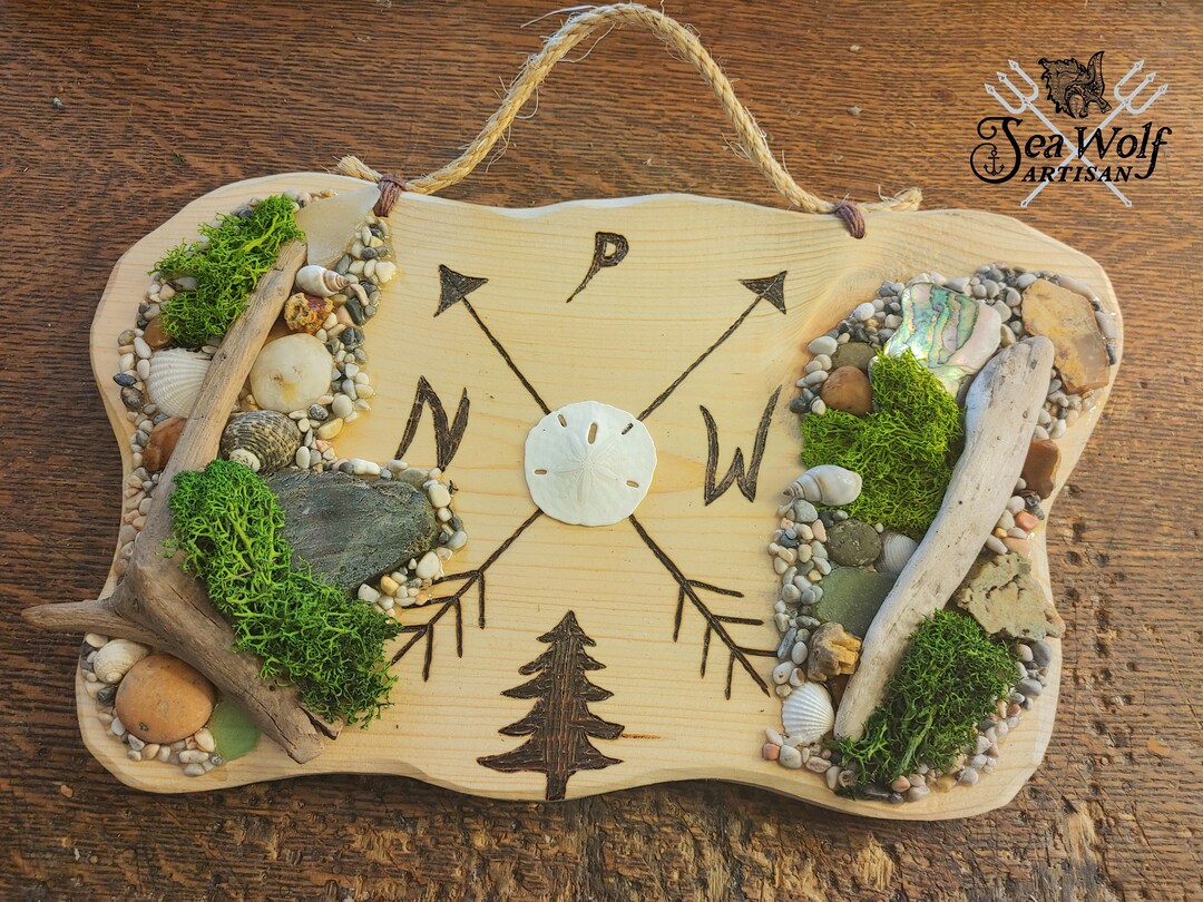 Pacific Northwest Coastal Wall Decor, Home, Oregon, Washington, Beach ...