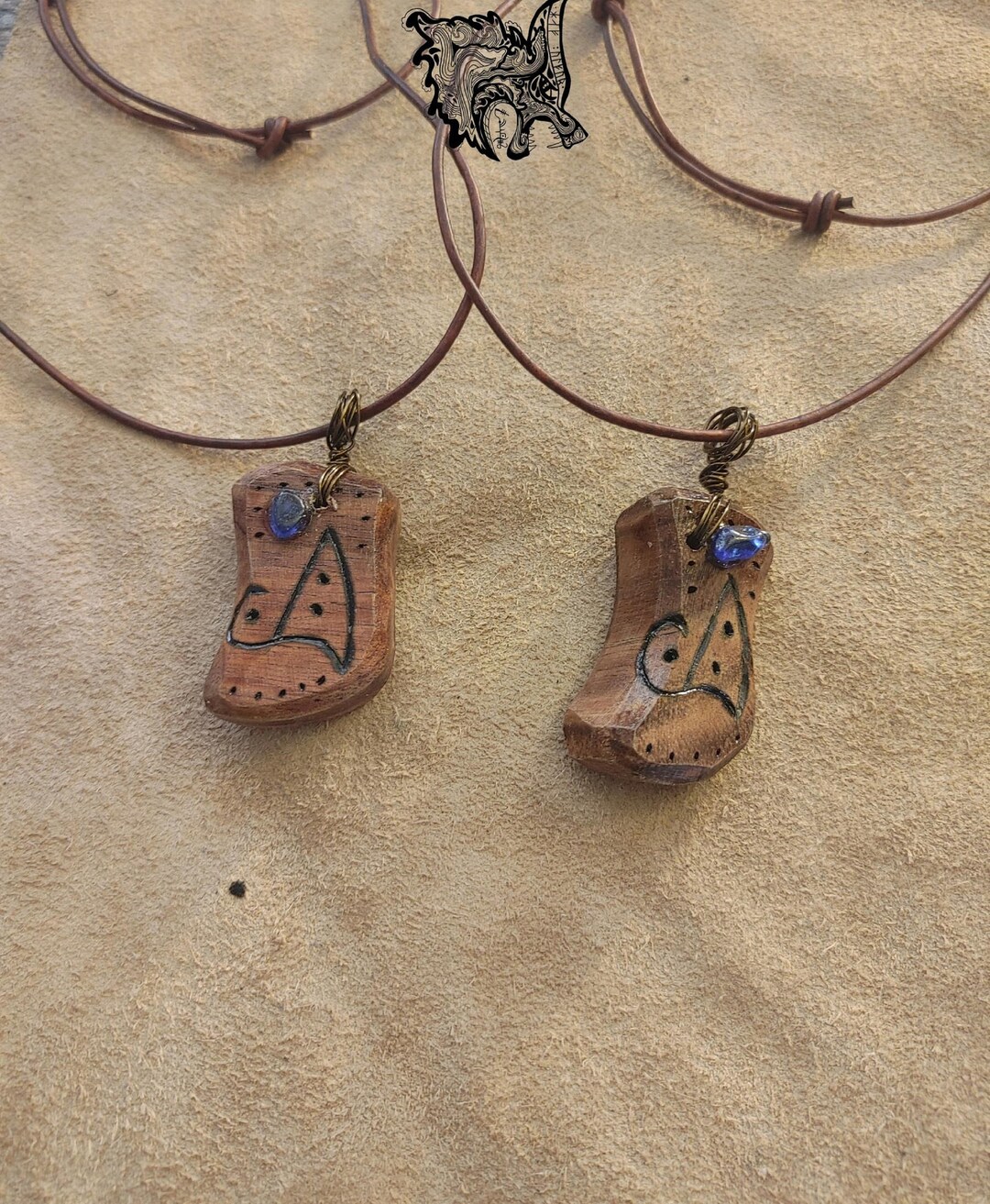 Hawaiian Kahanu Koa Wood Pendant - Spiritual 'wave of Light' Symbol ...