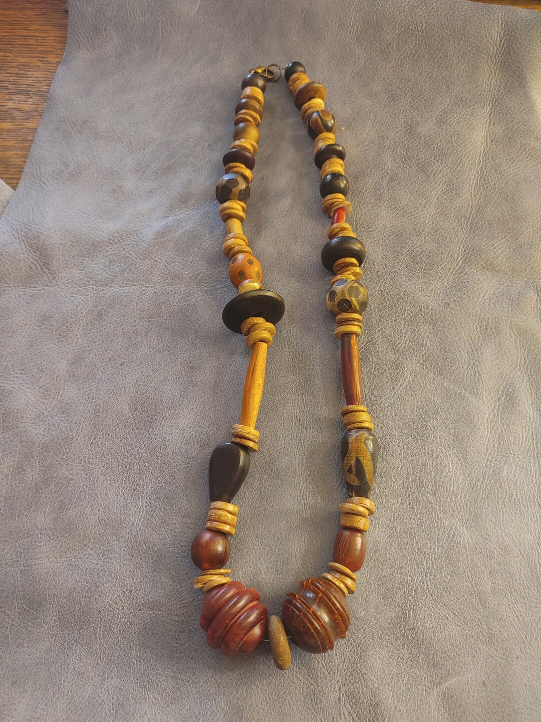 Water Buffalo Horn and Coconut Shell Necklace, Boho, Natural - Etsy